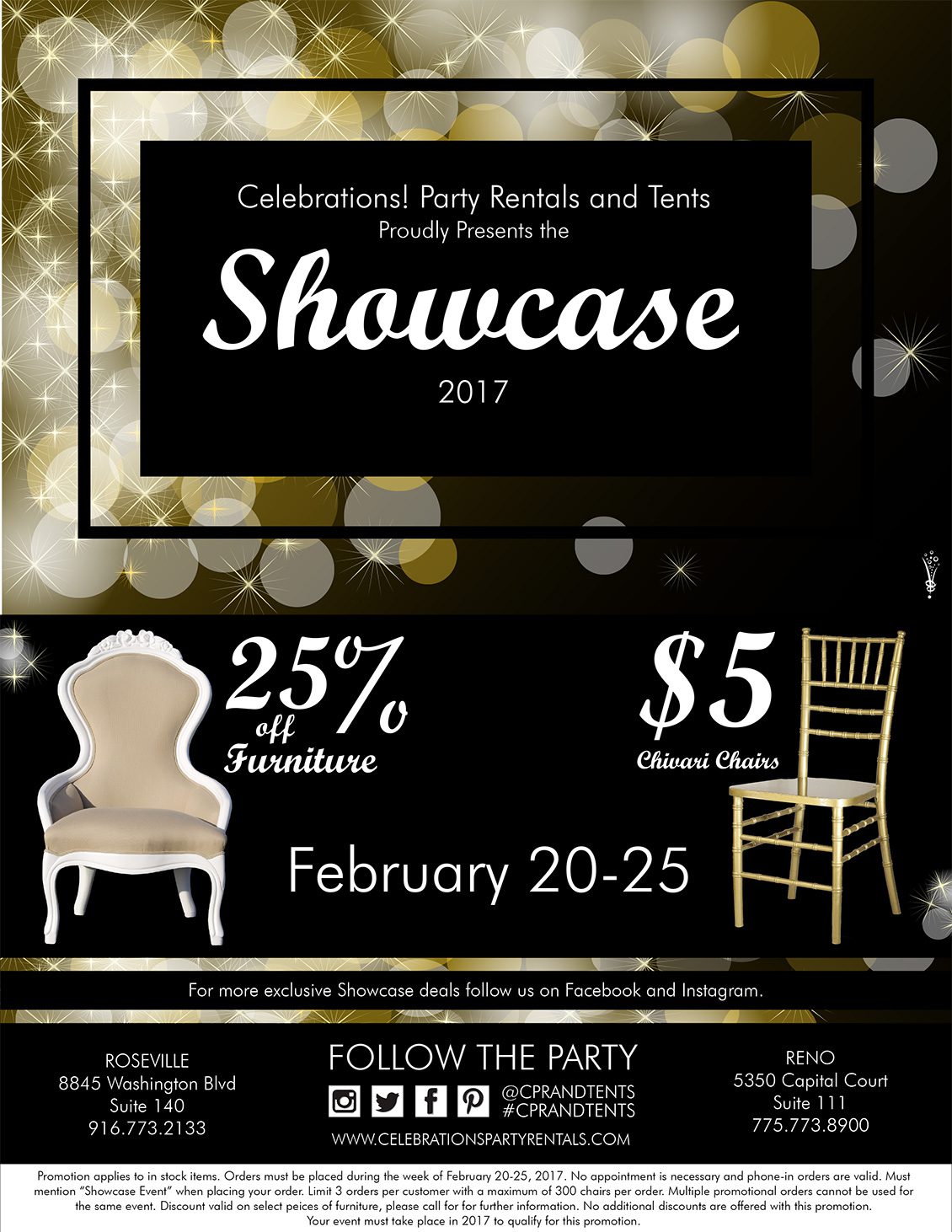 Celebrations! Party Rentals – Event Rentals, Tents, Linens