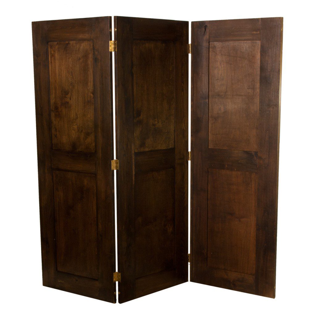 Wooden Divider - Walnut Wood - Celebrations! Party Rentals