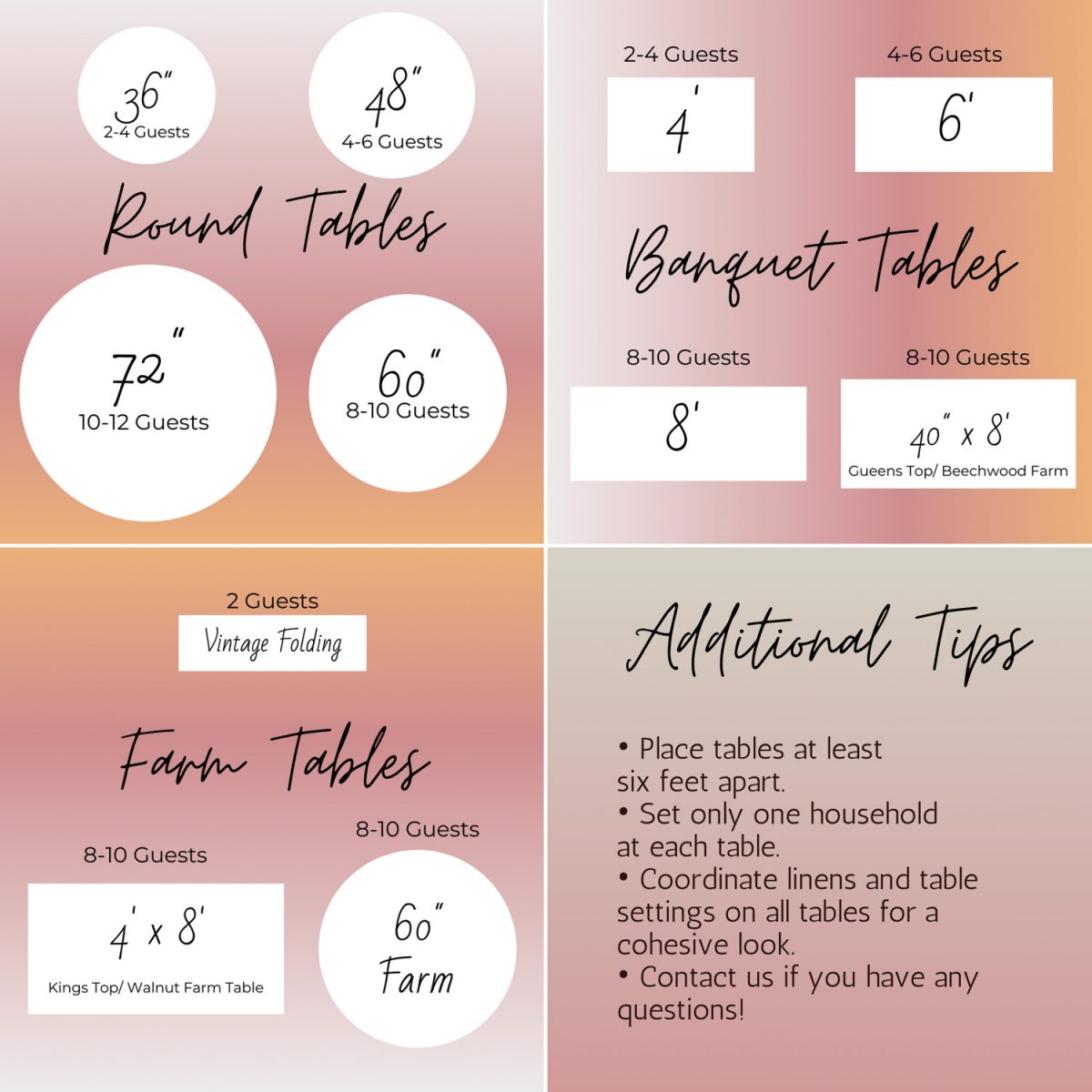 5 Tips for Event Planning During Coronavirus - Celebrations! Party Rentals